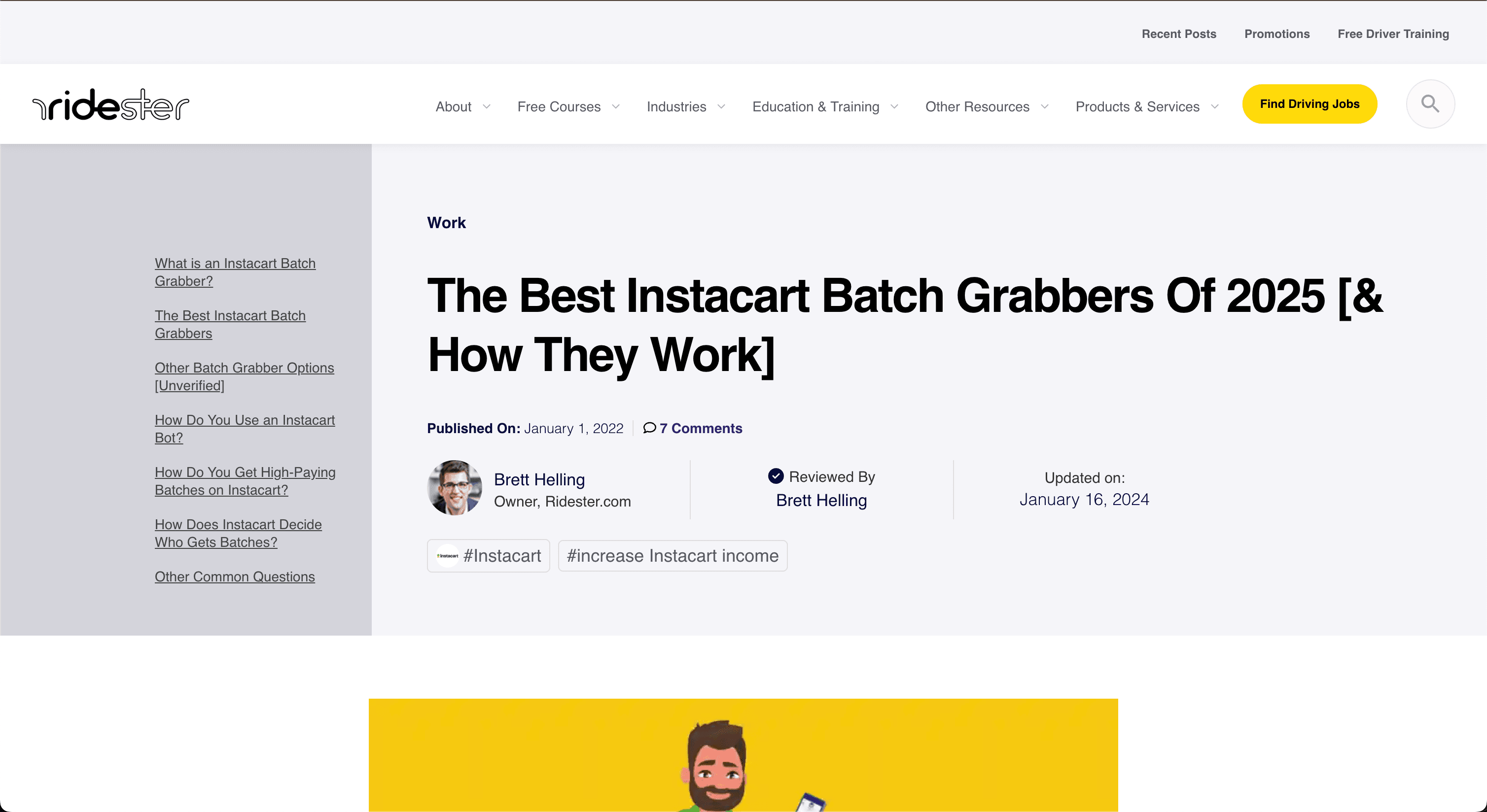 BatchFinder - Best Instacart Batch Grabbers